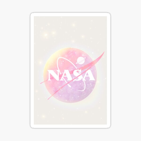 "NASA | Pink Glow" Sticker by DaydreamExpress | Redbubble