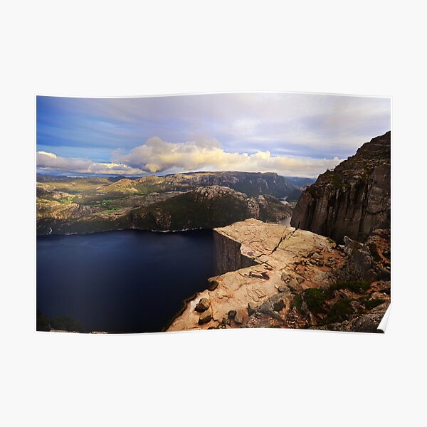 "Preikestolen - Pulpit Rock, Norway" Poster for Sale by DominicKamp ...