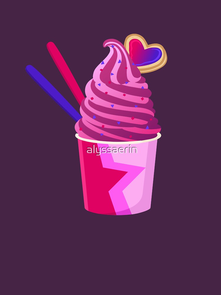 "Universe Ice Cream - Garnet" T-shirt for Sale by alyssaerin ...
