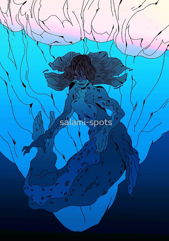 "Leopard Seal Mermaid 2" by salami-spots | Redbubble