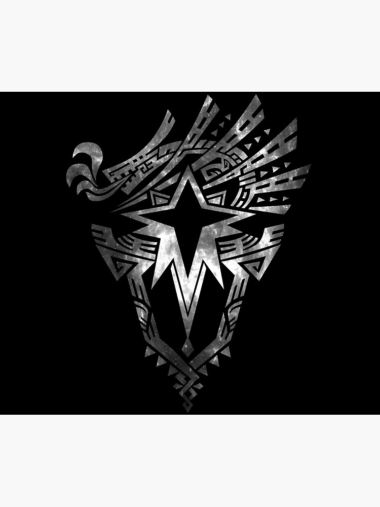 "Monster Hunter World: Iceborne - Logo (Chrome Design)" Metal Print for ...