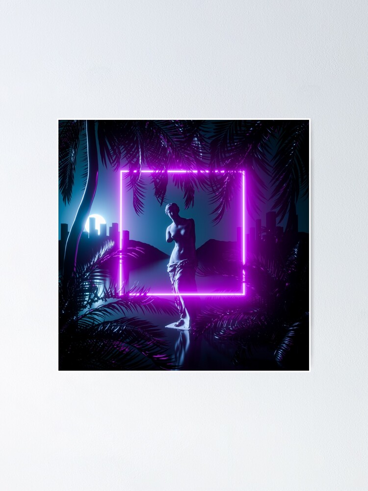 ""Neon Frame"" Poster for Sale by maldo-95 | Redbubble