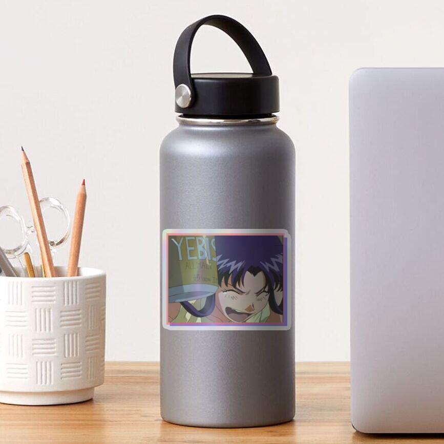 "Misato Neon Genesis Evangelion" Sticker for Sale by twoand20 | Redbubble