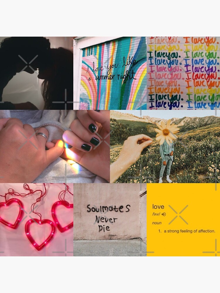 "love aesthetic " Sticker by deannelise03 | Redbubble