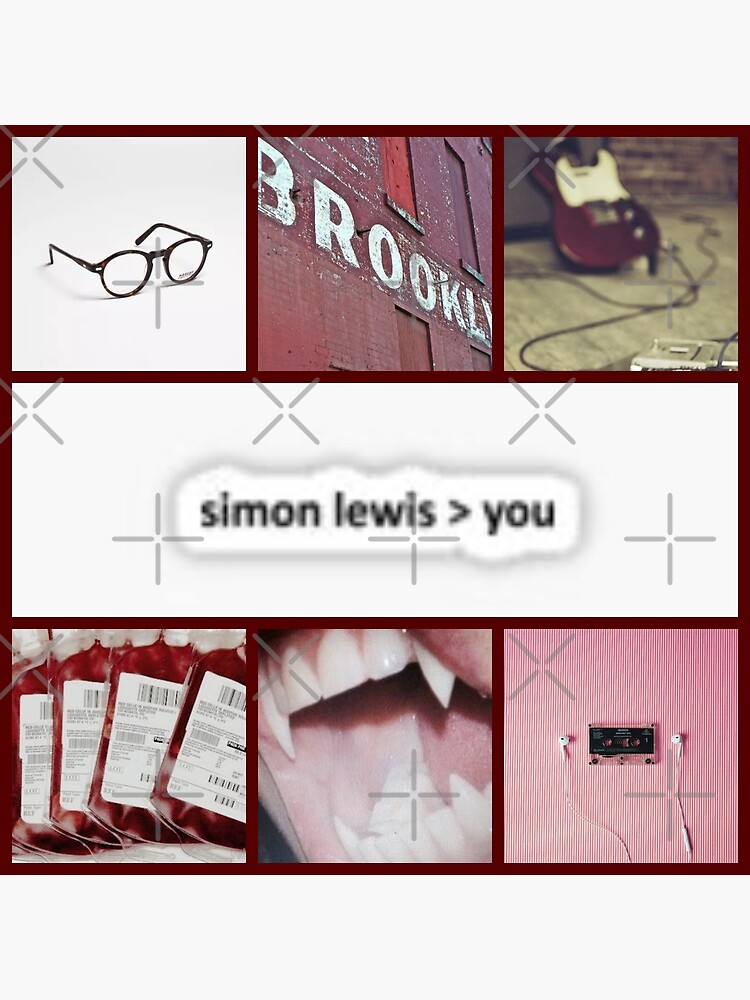 "simon lewis aesthetic " Art Print by deannelise03 | Redbubble