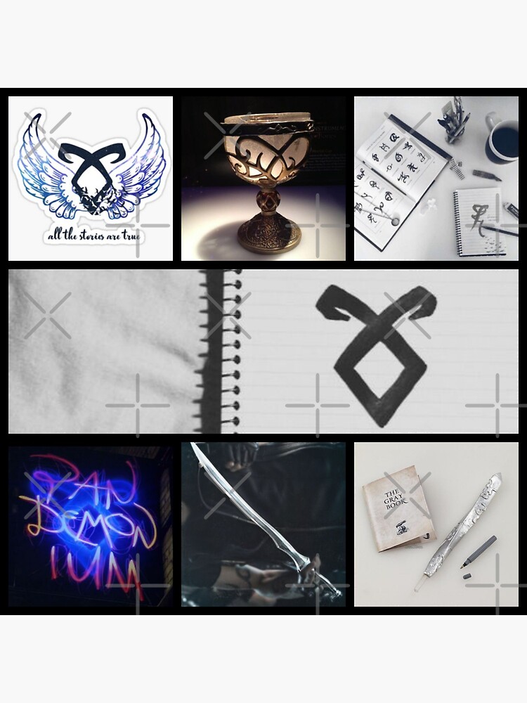 "shadowhunters aesthetic " Sticker for Sale by deannelise03 | Redbubble