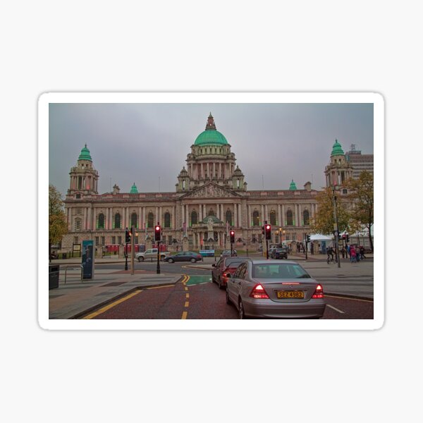 "Northern Ireland. Belfast. City Hall." Sticker for Sale by vadim19 ...