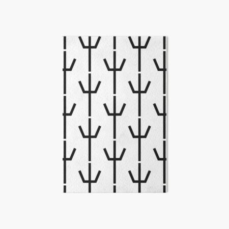 "Clare's Symbol Black on White" Art Board Print for Sale by ...