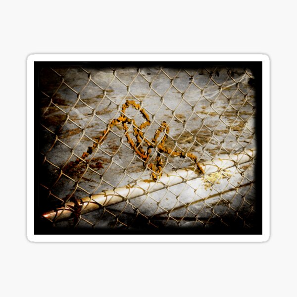 "Chain Link Fence" Sticker by alabca | Redbubble