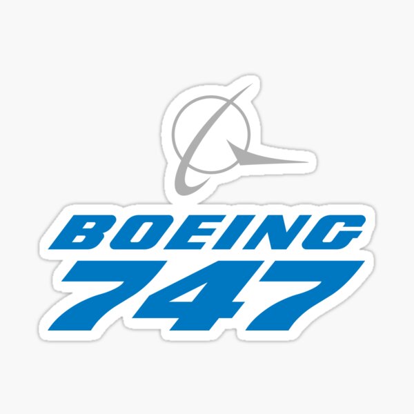 Sticker: 747 | Redbubble