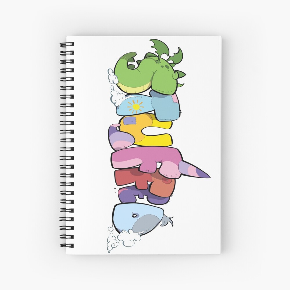 "Stuffed Logo" Spiral Notebook for Sale by stuffedthecomic | Redbubble
