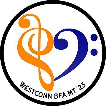 "WestConn BFA MT '23" Sticker for Sale by coryburkhart | Redbubble