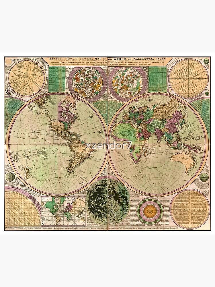 BOWLES New and Accurate Map of the World by Dialing Premium Matte ... BOWLES New and Accurate Map of the World by Dialing Premium Matte ...