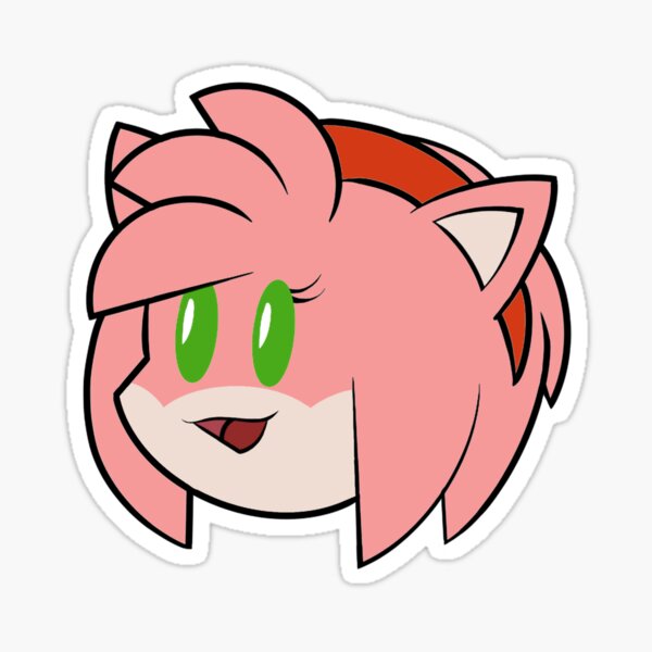 "Chibi Amy Rose" Sticker for Sale by DiddlyDoo | Redbubble