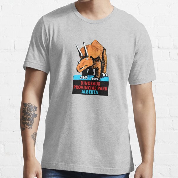 "Dinosaur Provincial Park Alberta Vintage Travel Decal" T-shirt for ...