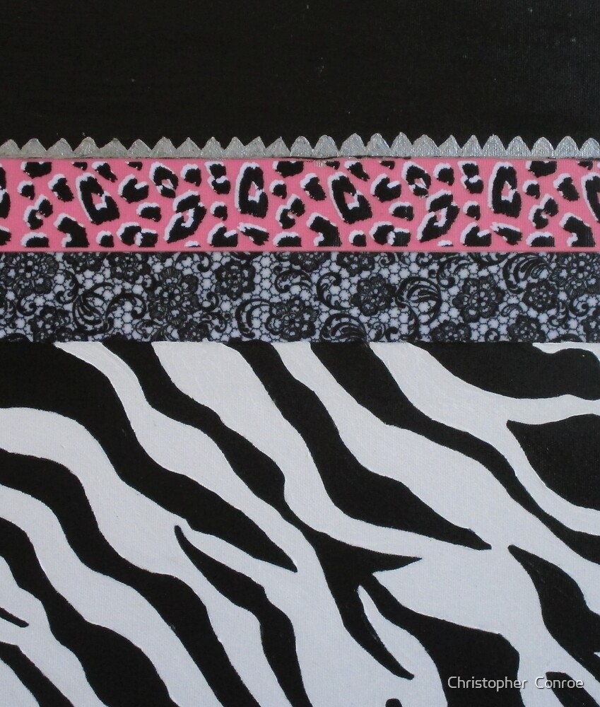 "Cat Pounce- Tiger and Leopard Print Collage" by Christopher Conroe ...