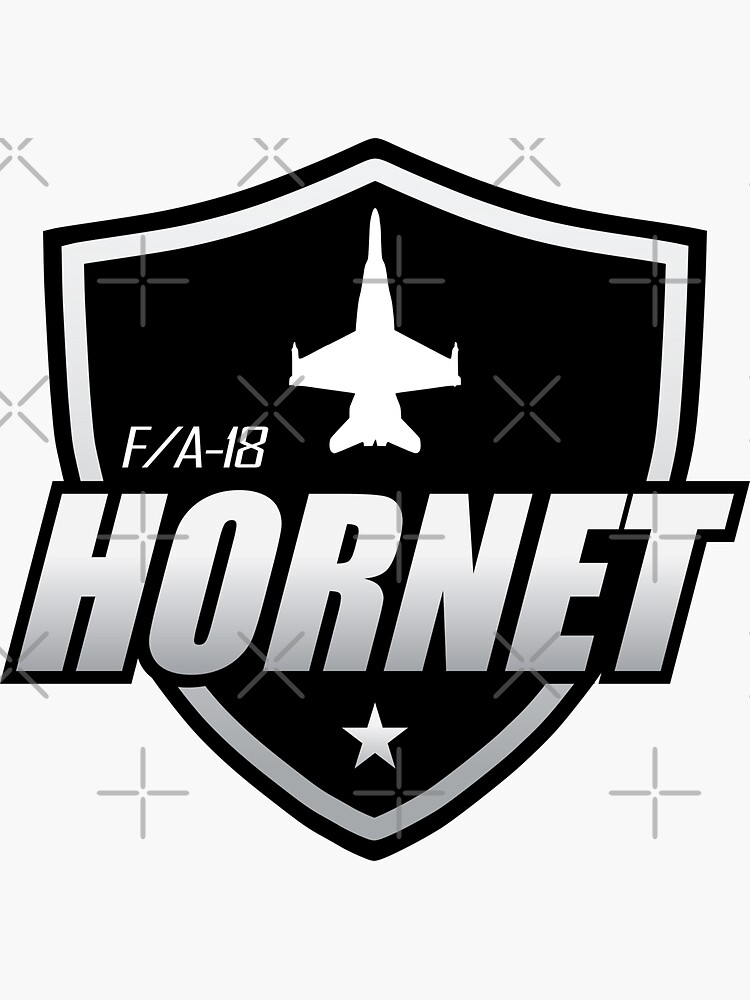 "F/A-18 Hornet" Sticker for Sale by StrongVlad | Redbubble