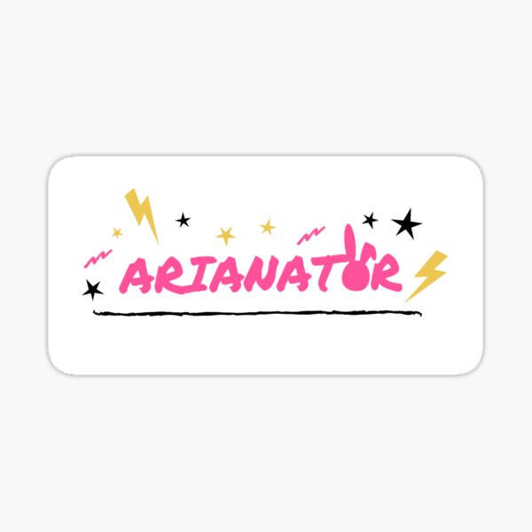 "Arianator fun" Sticker for Sale by Nerisse | Redbubble
