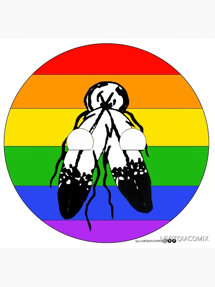 "Two Spirit Face!" Poster by LGBTQIACOMIX | Redbubble