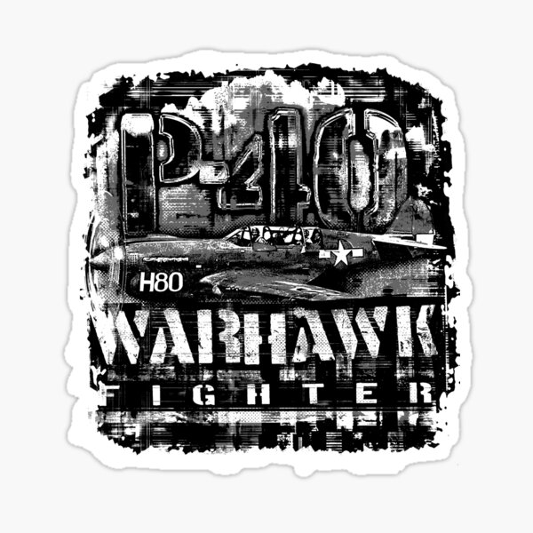 "P-40 Warhawk" Sticker for Sale by deathdagger | Redbubble