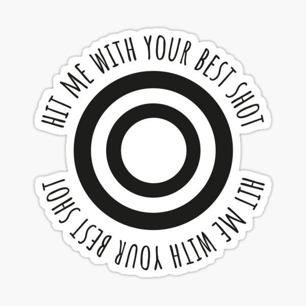 "BEST SHOT" Sticker by RodeoJukebox | Redbubble
