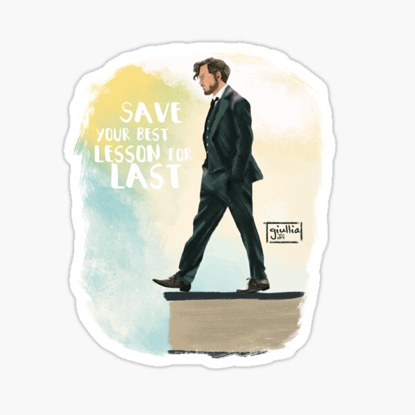 "The professor" Sticker for Sale by liajung | Redbubble