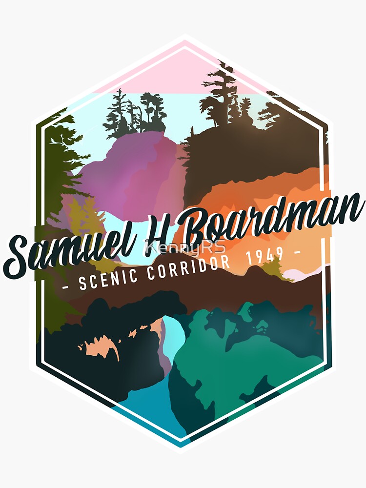 "Samuel H. Boardman" Sticker for Sale by KennyRS | Redbubble