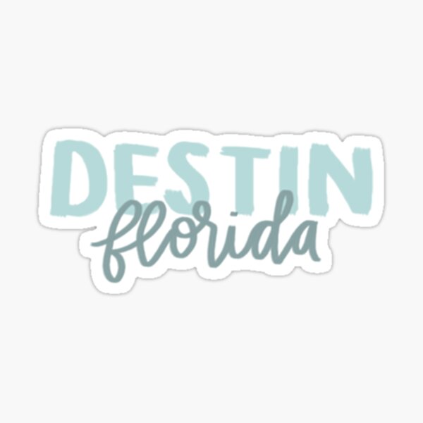 "destin, florida" Sticker for Sale by allyhom | Redbubble