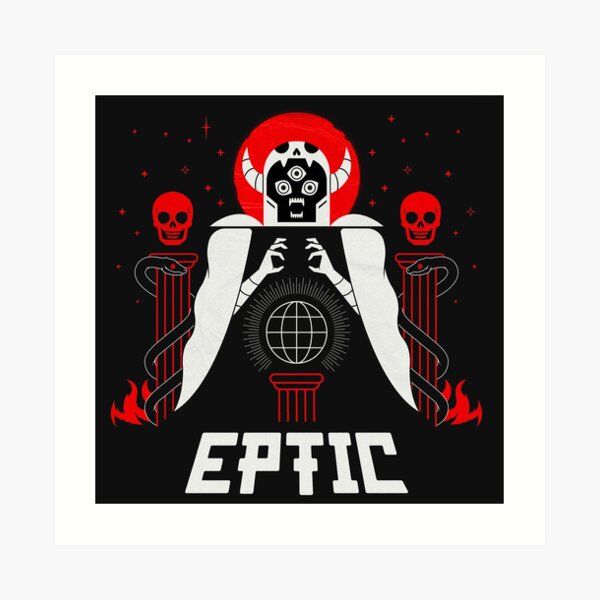 "Eptic Tour Tshirts and Sticker" Art Print for Sale by nastyplays ...