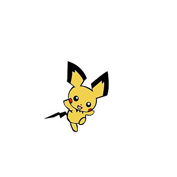 "PICHU" Sticker for Sale by CreativeFlame | Redbubble