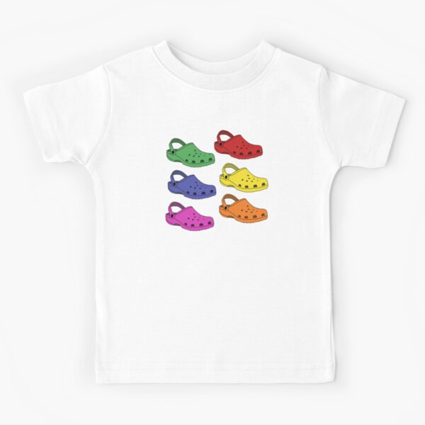 "Multi Crocs" Kids T-Shirt for Sale by EmilyCreations | Redbubble