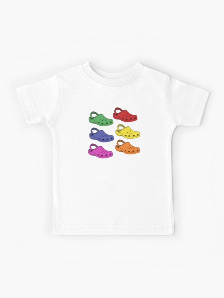 "Multi Crocs" Kids T-Shirt for Sale by EmilyCreations | Redbubble