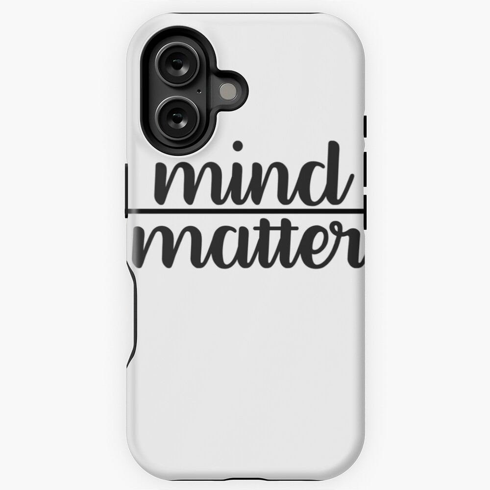 "Cursive Mind Over Matter" Sticker for Sale by annmariestowe | Redbubble