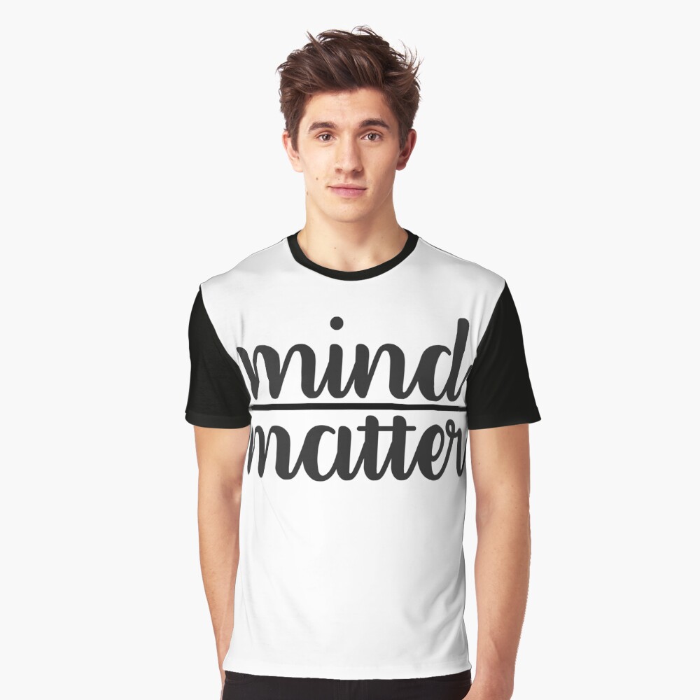 "Cursive Mind Over Matter" Sticker for Sale by annmariestowe | Redbubble