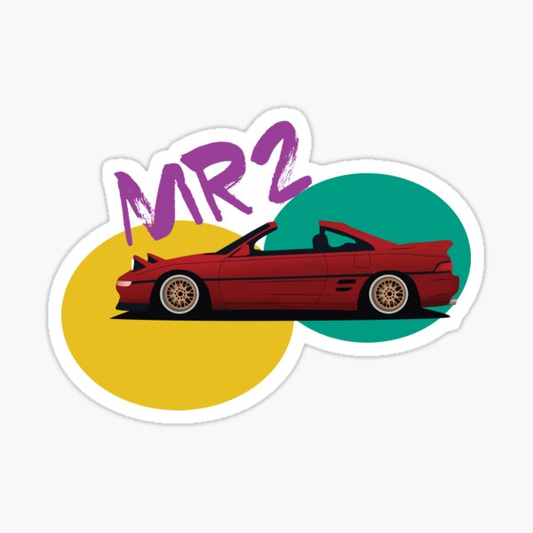 "MR2 Color Edition" Sticker for Sale by citroenc5 | Redbubble