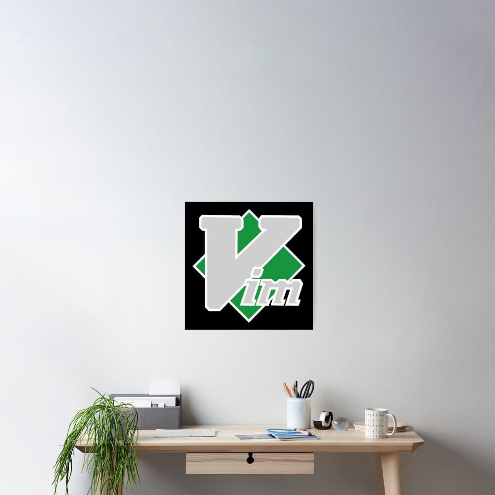 "VIM logo" Poster by stevedird | Redbubble