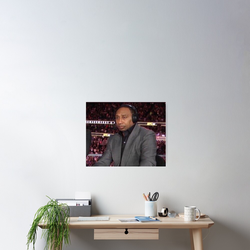 "Stephen A Smith Meme" Poster for Sale by csmall96 | Redbubble