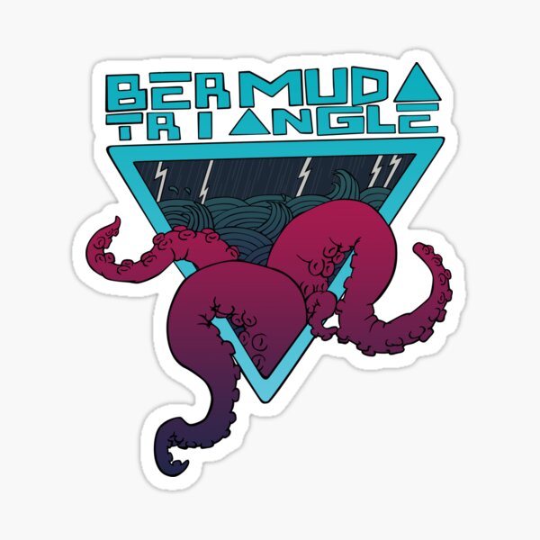 "Bermuda Triangle" Sticker for Sale by Kravache | Redbubble