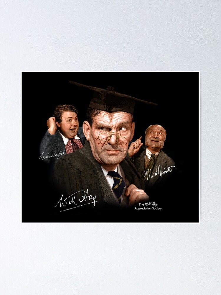 "Will Hay, Moore Marriott & Graham Moffatt - Colourised" Poster for ...
