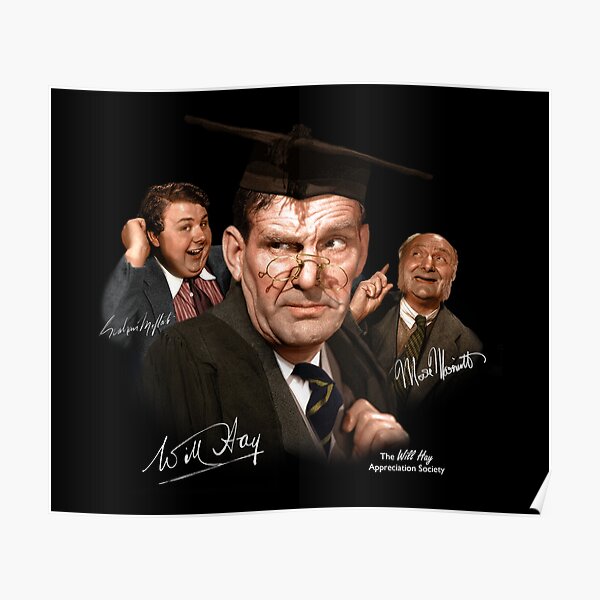 "Will Hay, Moore Marriott & Graham Moffatt - Colourised" Poster for ...