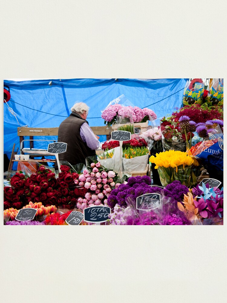 "Flower Man" Photographic Print for Sale by phil decocco | Redbubble