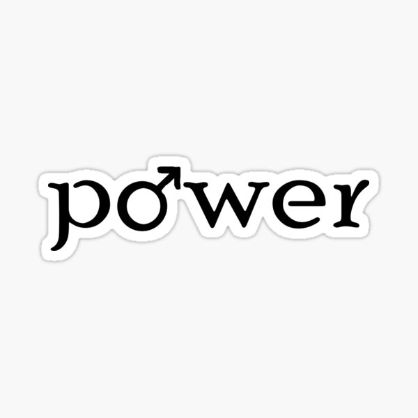 "Boy power" Sticker for Sale by AsKartongs | Redbubble