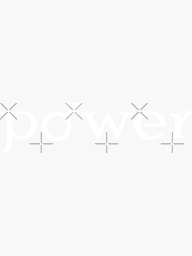 "Man power" Sticker for Sale by AsKartongs | Redbubble