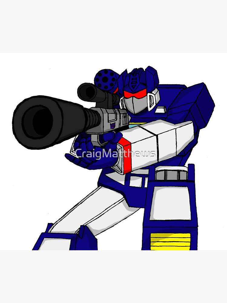"transformers soundwave " Sticker by CraigMatthews | Redbubble