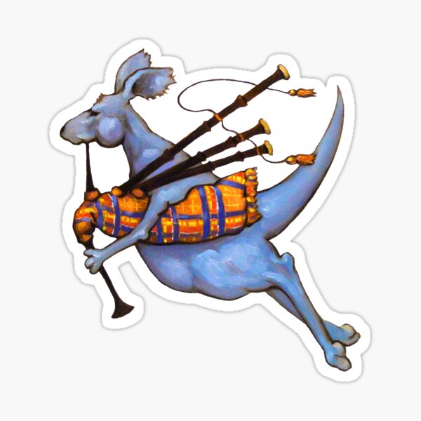 "Piperoo!!! Bagpipe Playing Kangaroo Jumps by Playing The Pipes ...