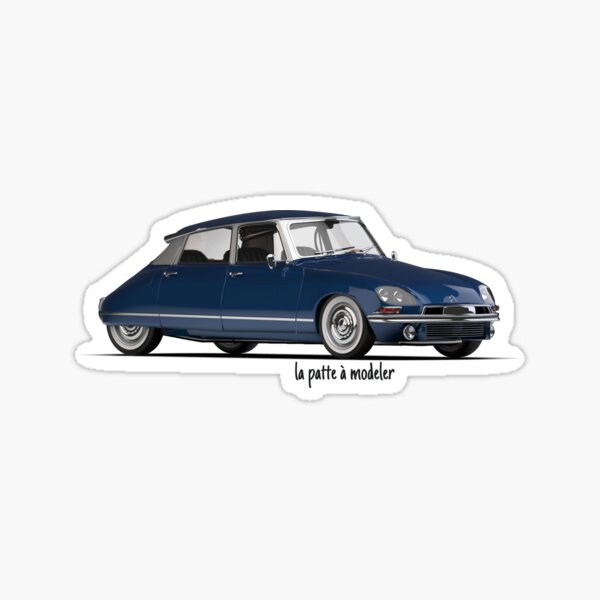 "Citroën DS" Sticker by LaPatteAModeler | Redbubble