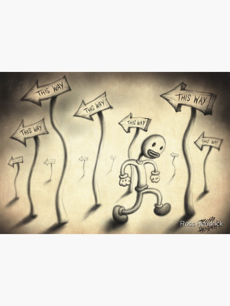 "This Way" Poster by completemisfit | Redbubble