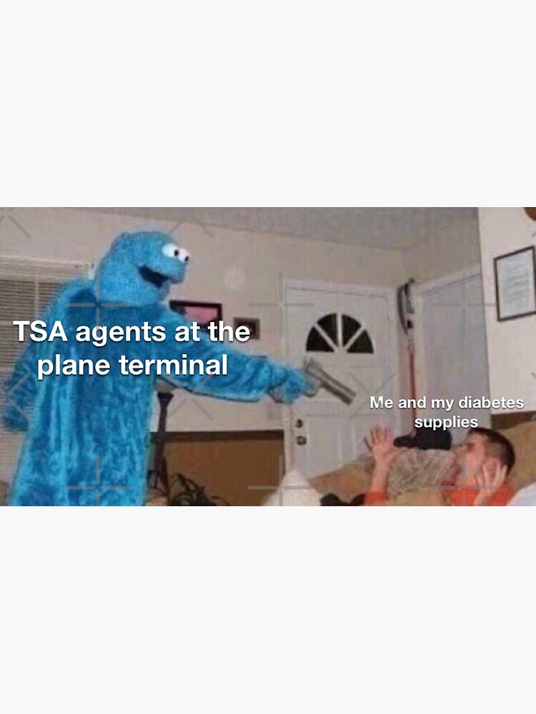 "TSA Diabetes Memes " Sticker by CatGirl101 | Redbubble