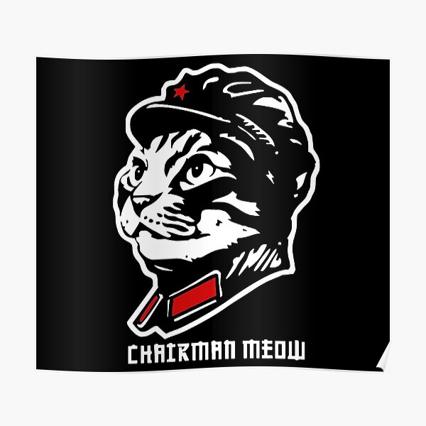 Chairman Meow Posters | Redbubble