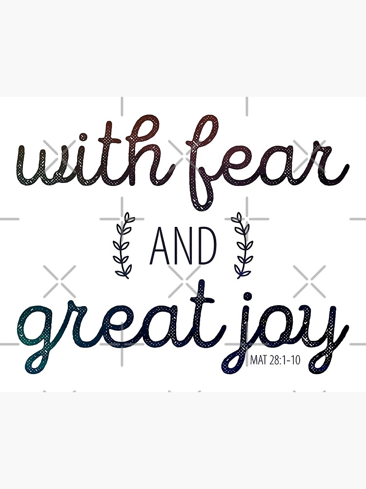 "With Fear and Great Joy" Art Print for Sale by heroics | Redbubble